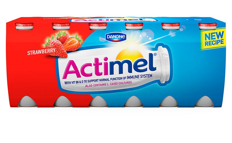Merchandising yogurt with Danone