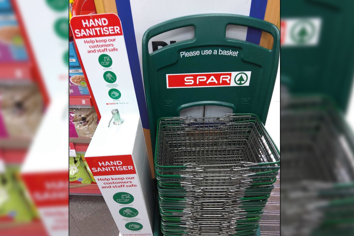 Spar’s sanitiser solution | Scottish Grocer & Convenience Retailer